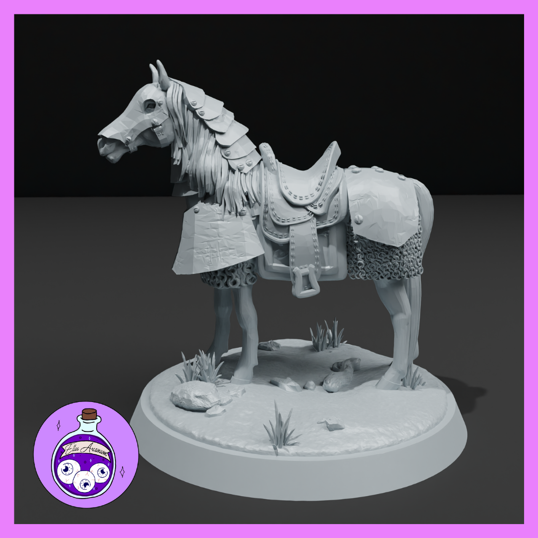 Ella's Arcanum - RPG Essentials #2 - Armoured Horse - DnD/Pathfinder ...